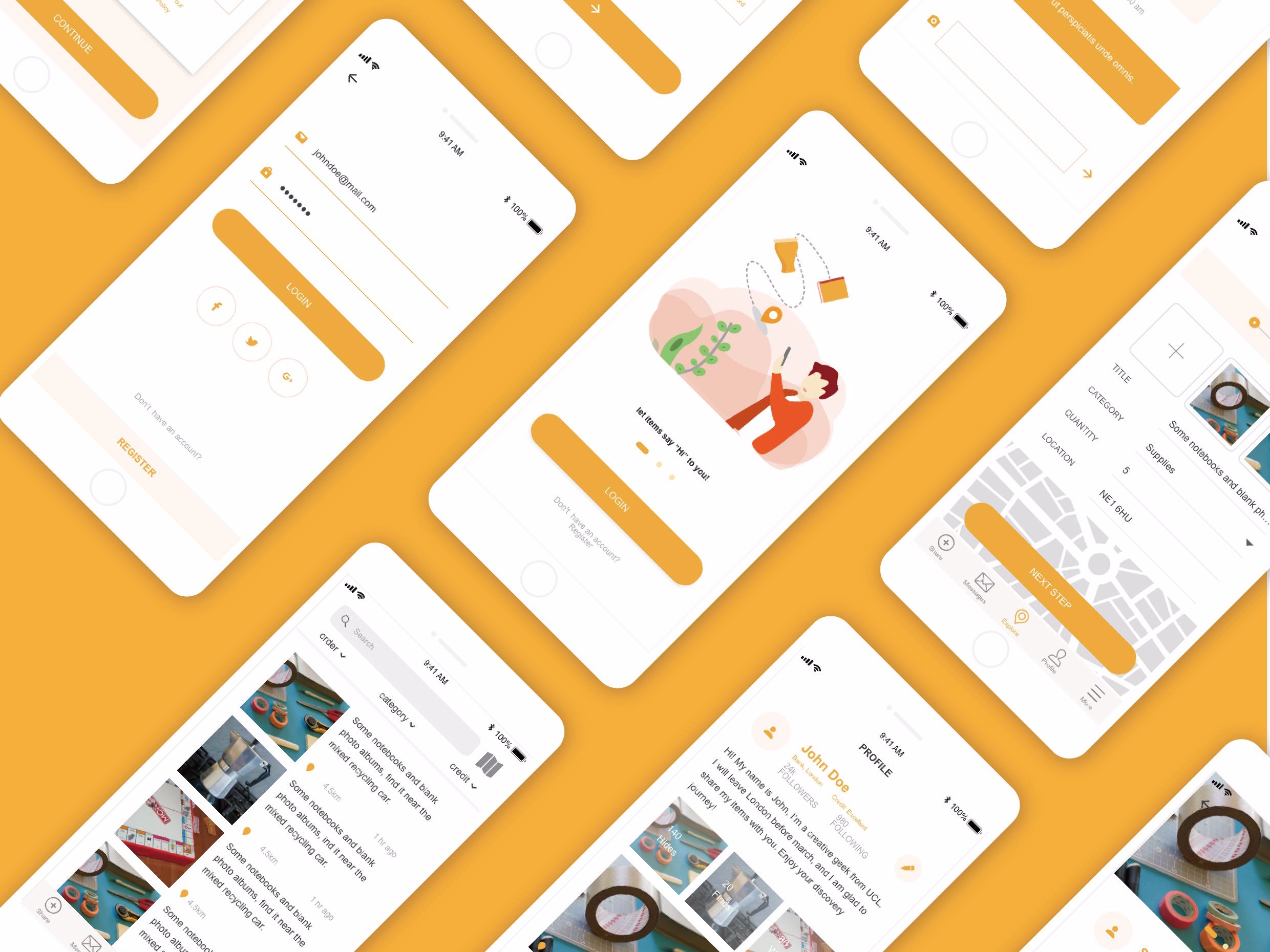 Item Hunt APP设计_ceci1900-站酷ZCOOL