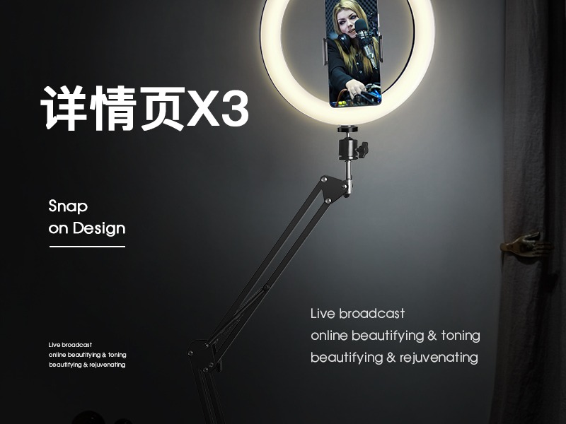 食品/手持云台/美颜灯详情页_陌影_promise-站酷ZCOOL