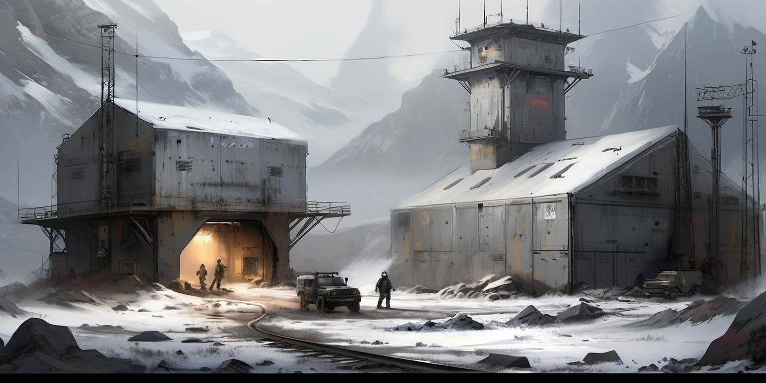 潜入任务主题概念设计—雪地_D丶KI-站酷ZCOOL