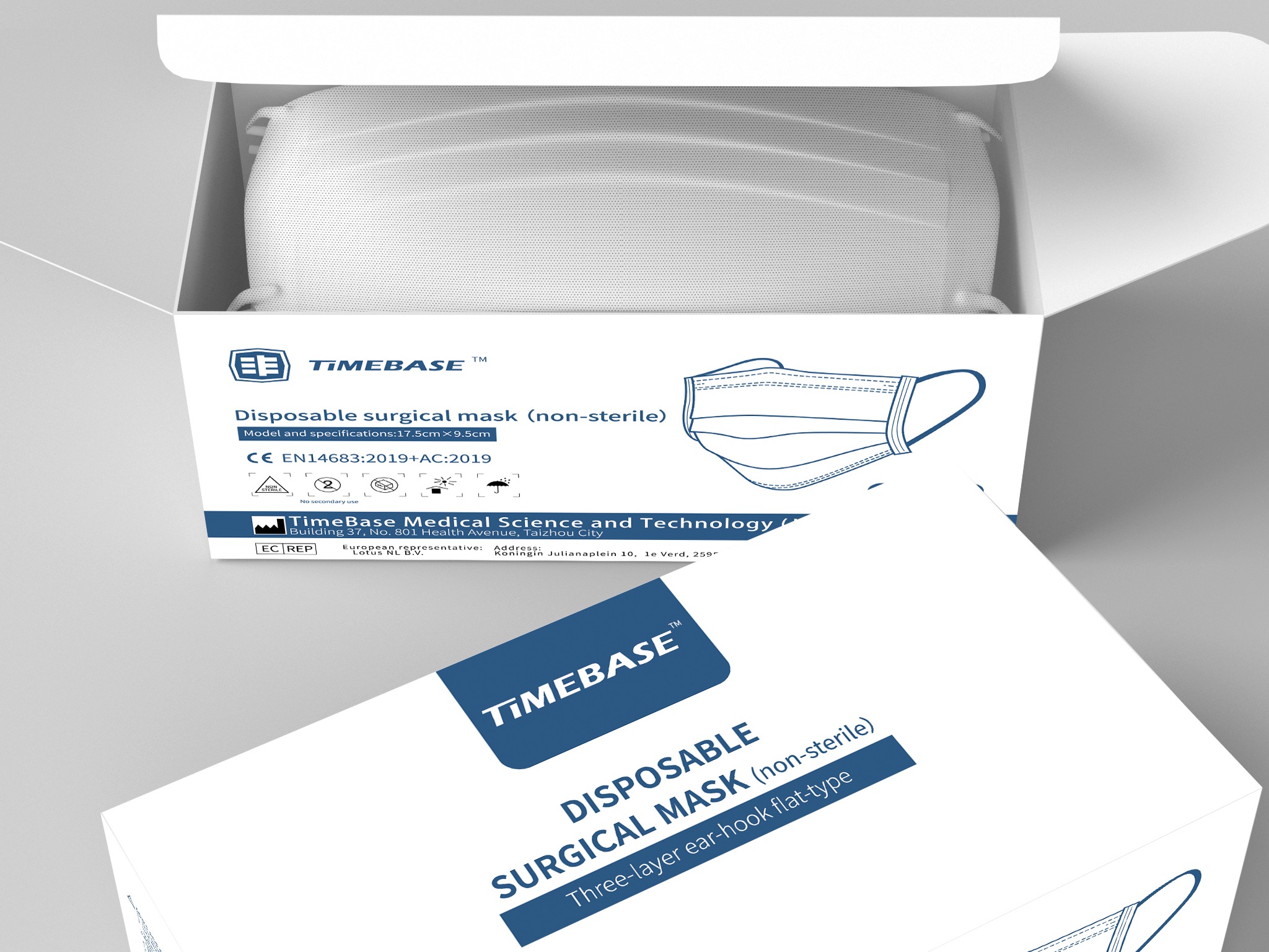 一次性口罩纸盒包装设计_MAiT麦田设计-站酷ZCOOL