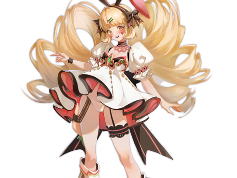 兔兔小可爱～来咯～_阿狸iris-站酷ZCOOL