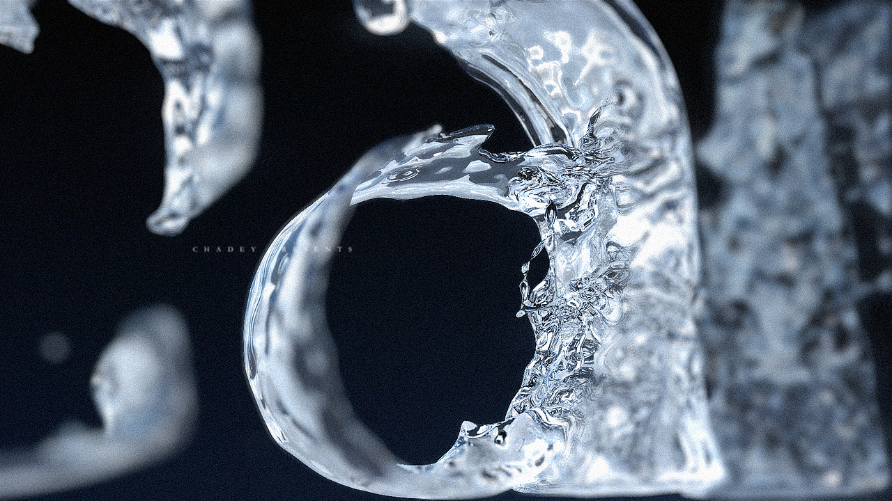 c4d realflow流体 logo演绎 _chenxi181-站酷ZCOOL