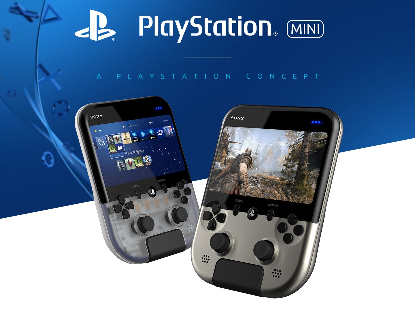 概念设计：Playstation mini_beapig-站酷ZCOOL