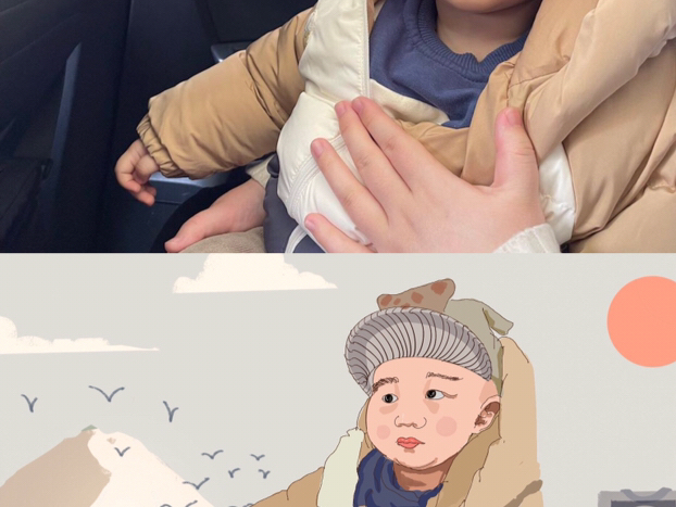 给我的小侄子画了一张_小雨WZY-站酷ZCOOL