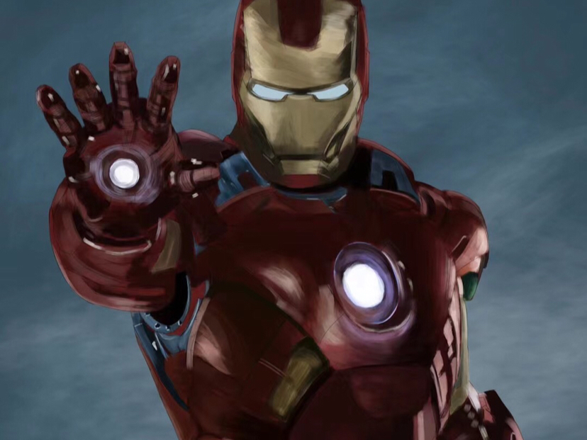 钢铁侠（厚涂）_喜nnnR-站酷ZCOOL