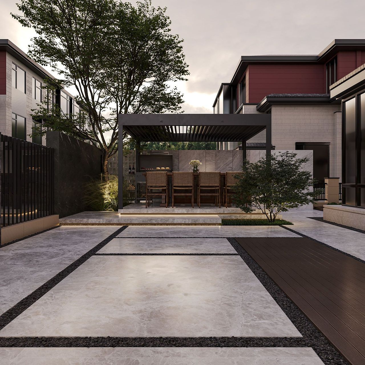 庭院渲染cr9.0_Lonely_Walker-站酷ZCOOL