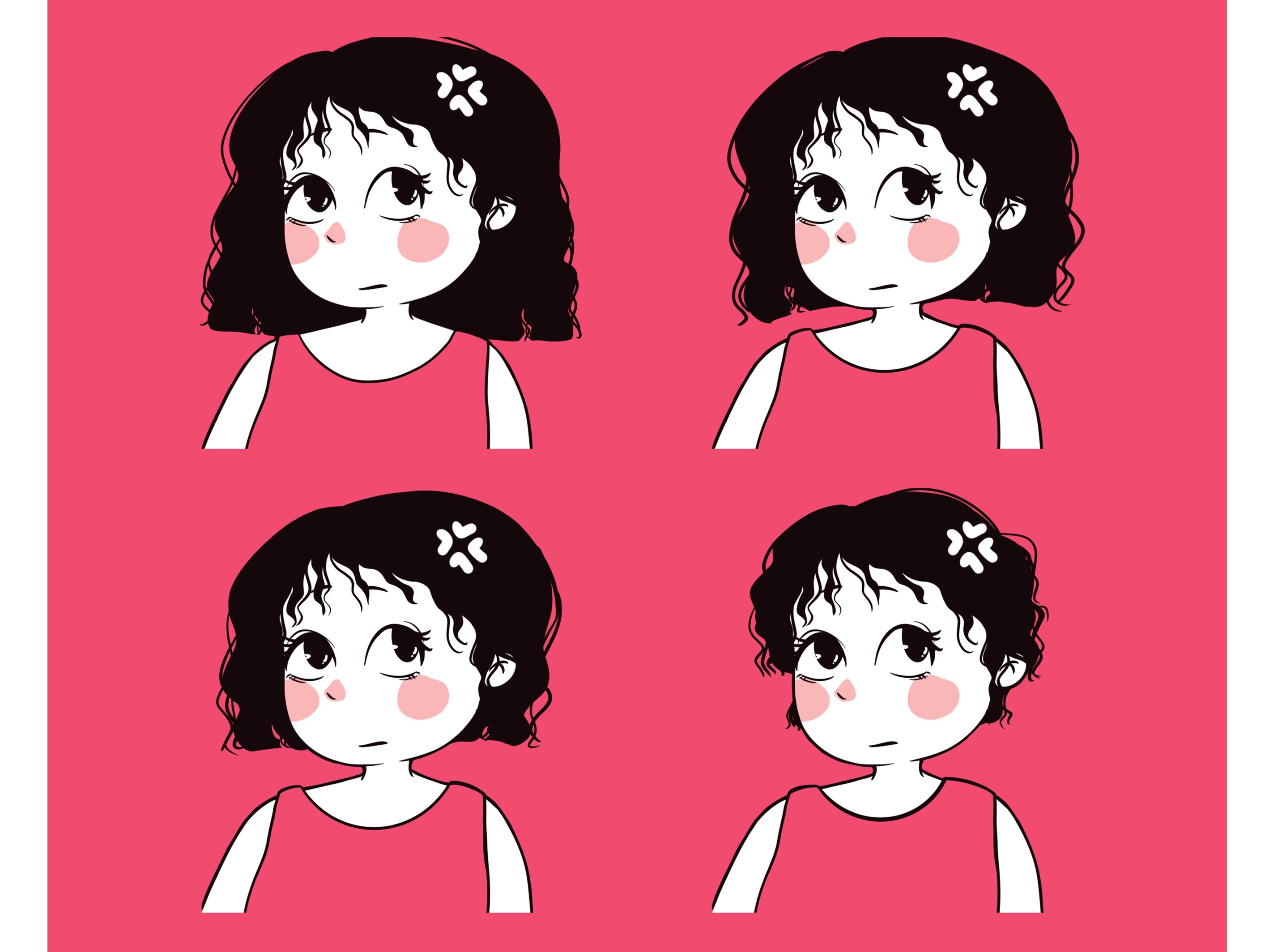 大白牙的日常表情_大白牙yf-站酷ZCOOL