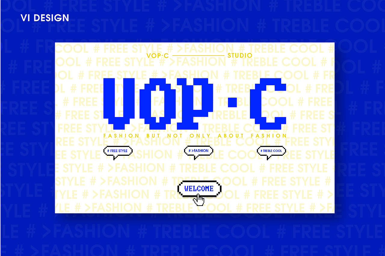 【VOP.C独立设计潮牌】品牌形象设计_MOMO_Chang-站酷ZCOOL