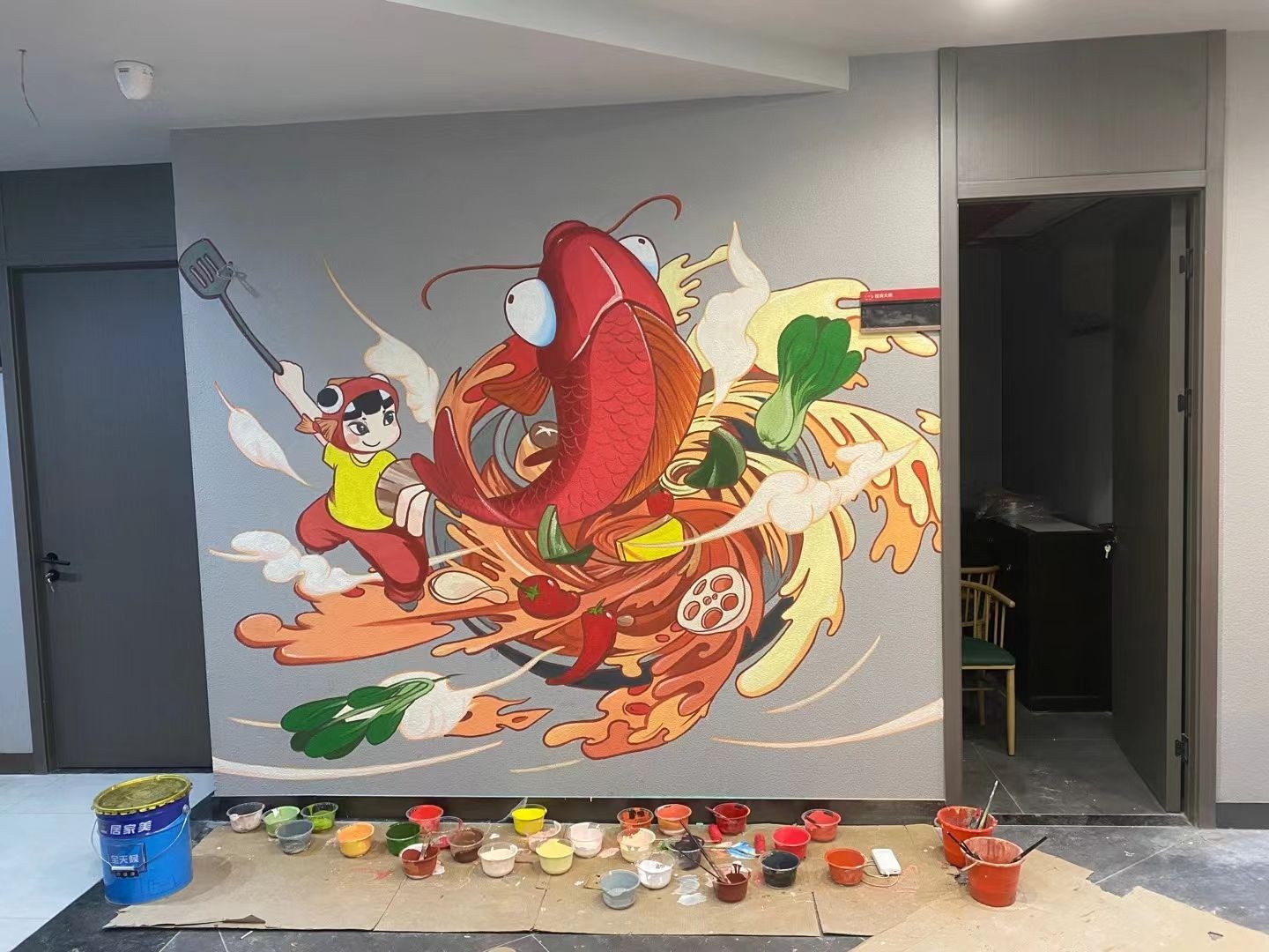 连云港墙绘_Tonyqckj-站酷ZCOOL