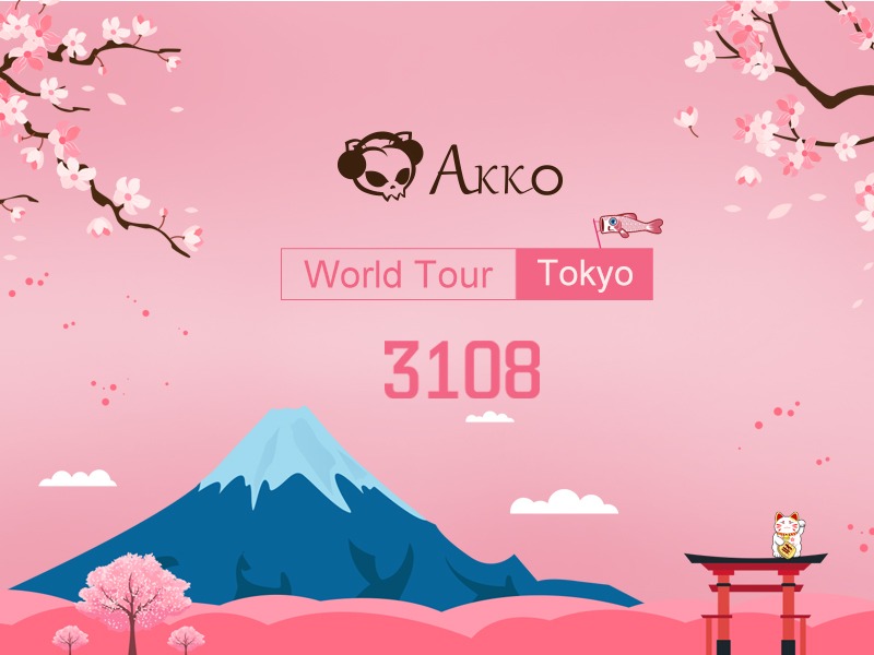 Akko World Tour – Tokyo 3108 键盘导购图_W_姜饼人-站酷ZCOOL