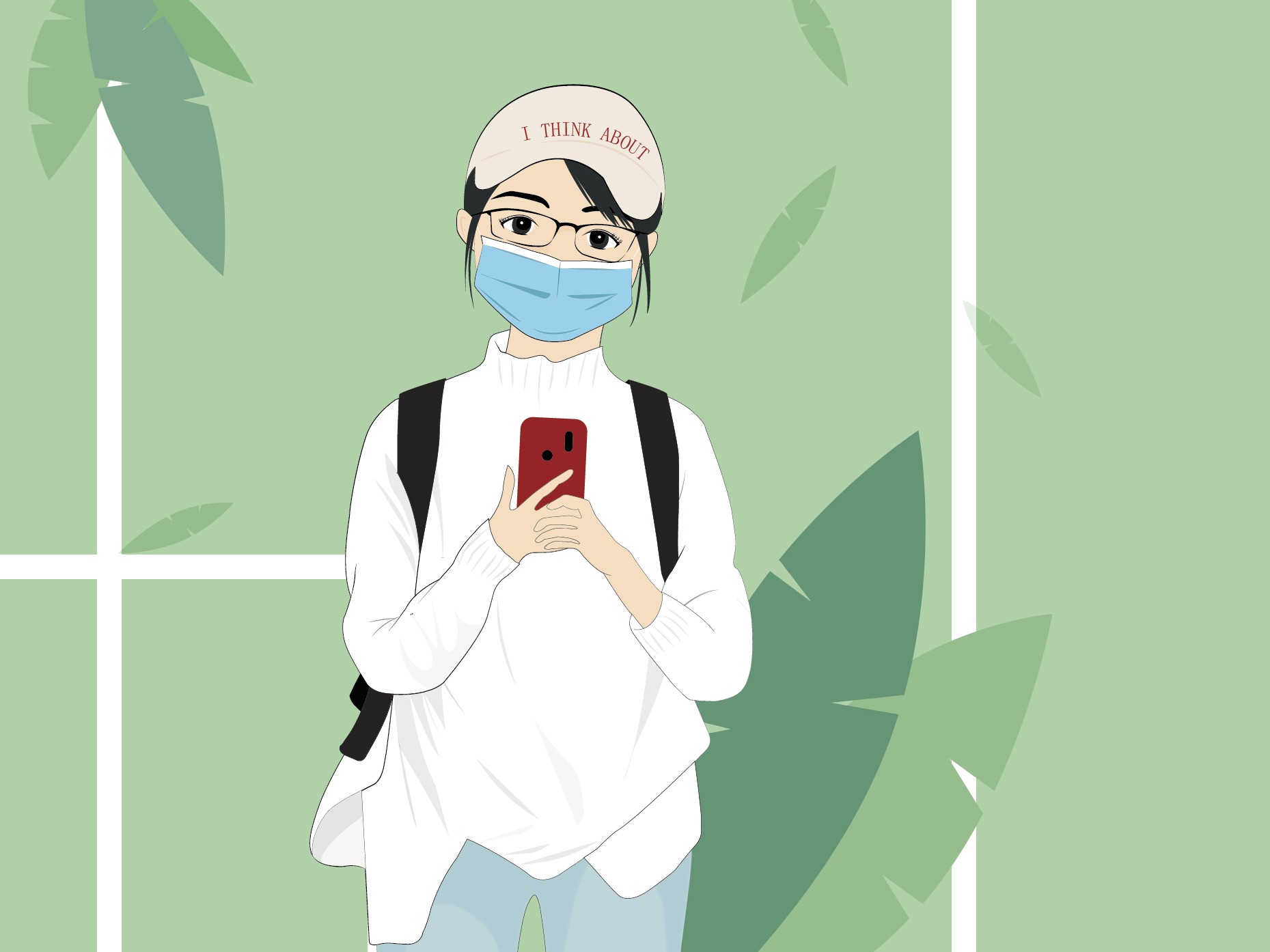 疫情期间的我_陈耍HLGC-站酷ZCOOL