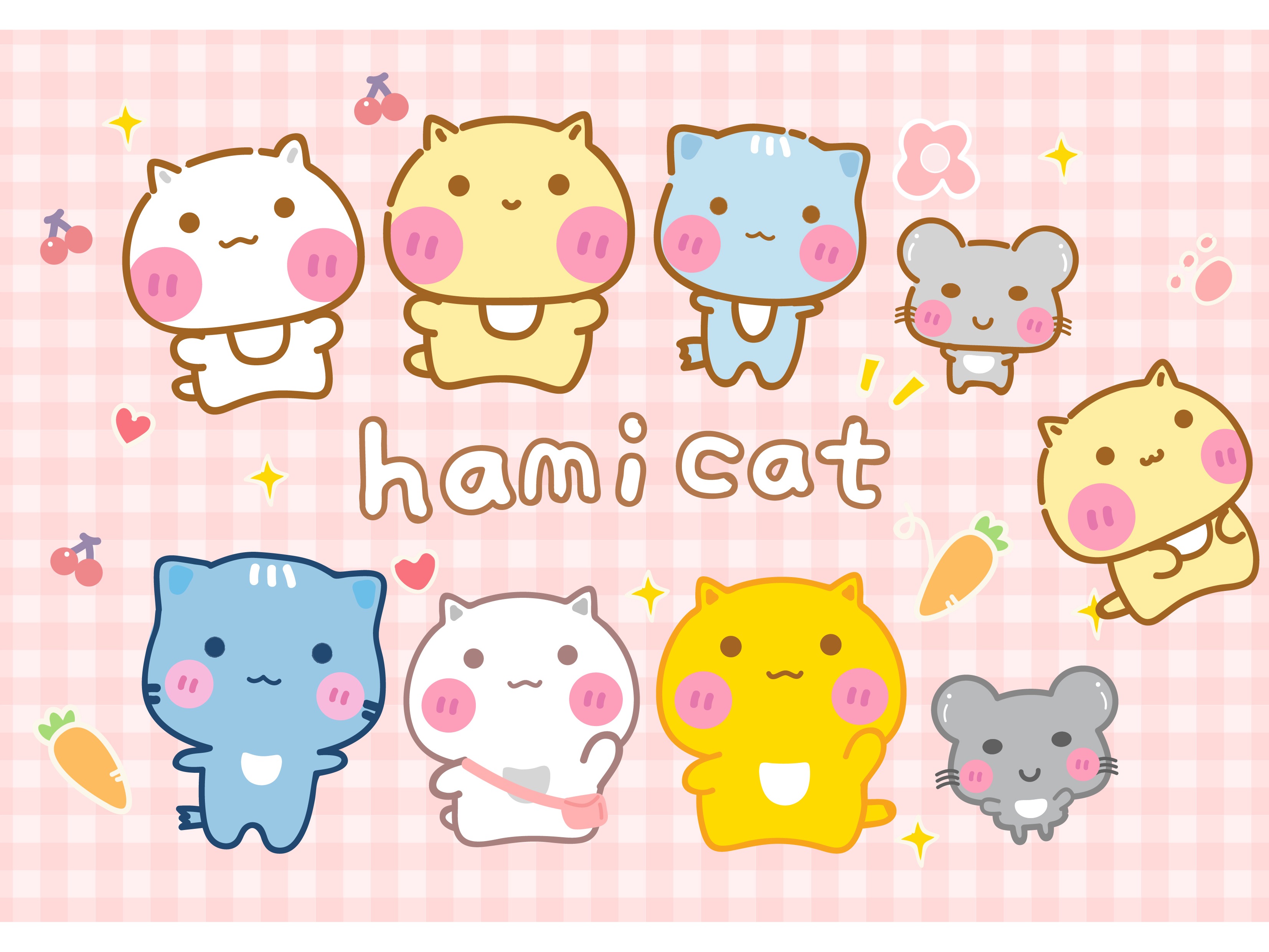 Hamicat哈咪猫可爱系列_碳碳-站酷ZCOOL