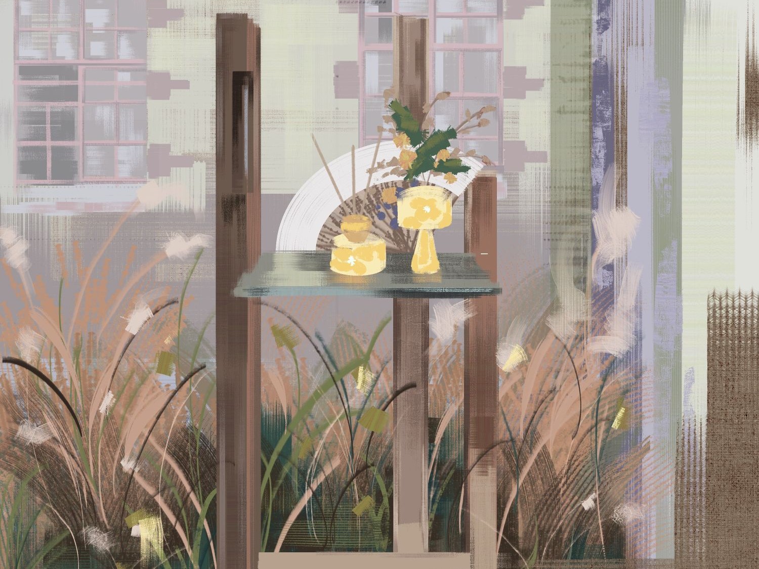 画画vlog——安福路橱窗一角_不城市J-站酷ZCOOL