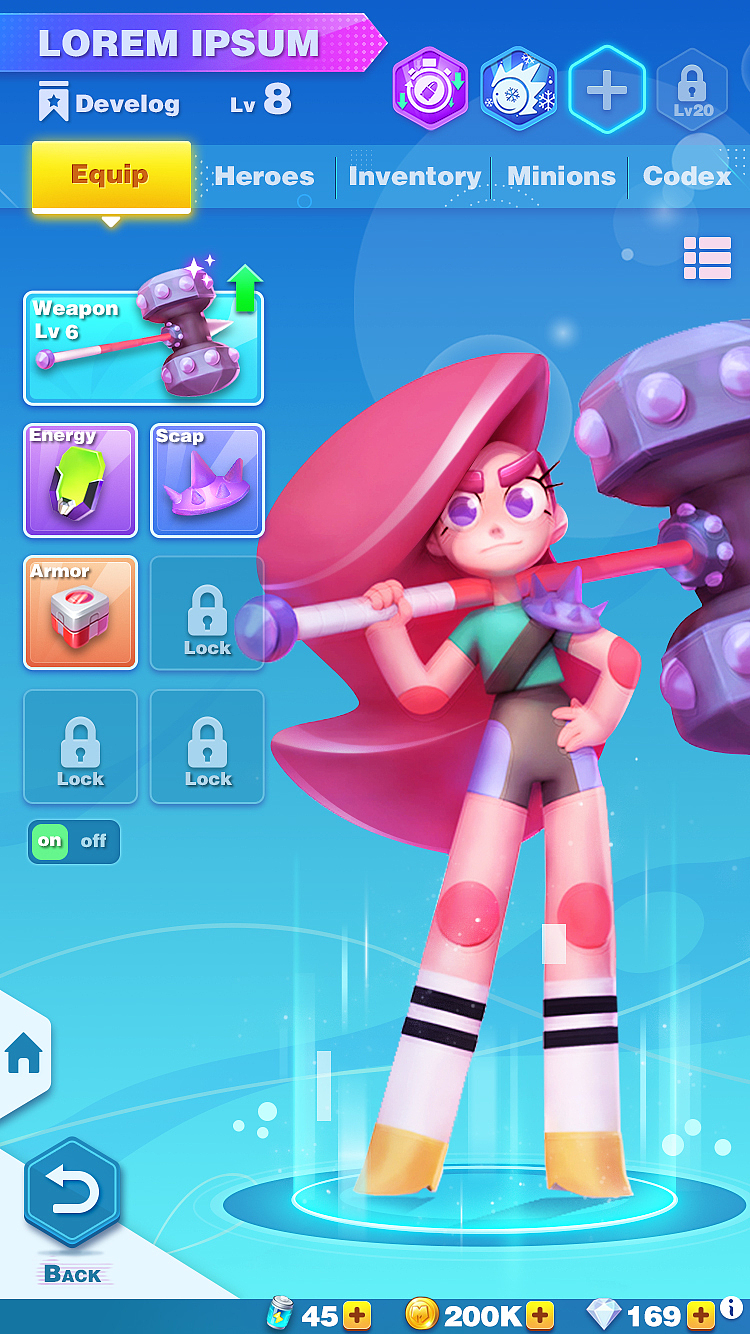 2020作品总结|UI|游戏UI|鹿萌新_原创作品-站酷ZCOOL