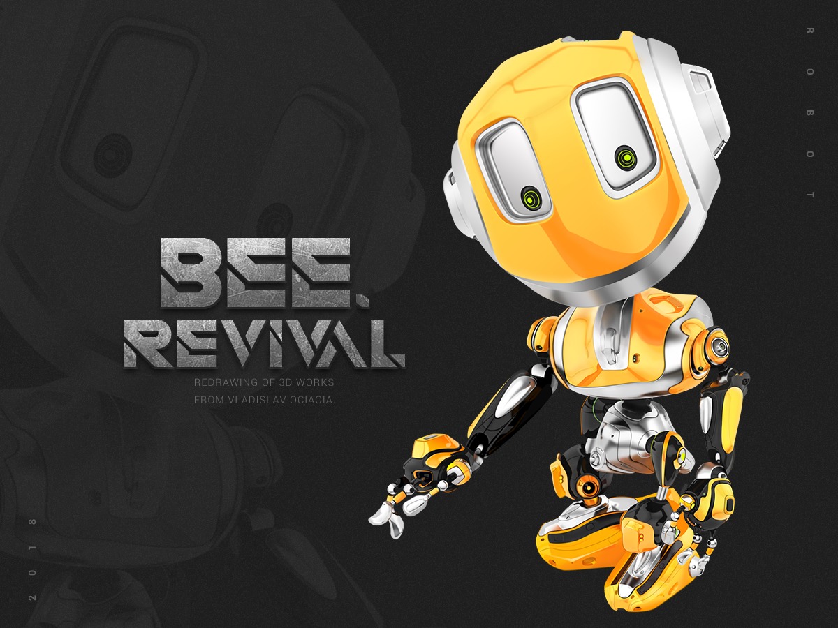 ROBOT BEE.REVIVAL _Jane同同同学-站酷ZCOOL