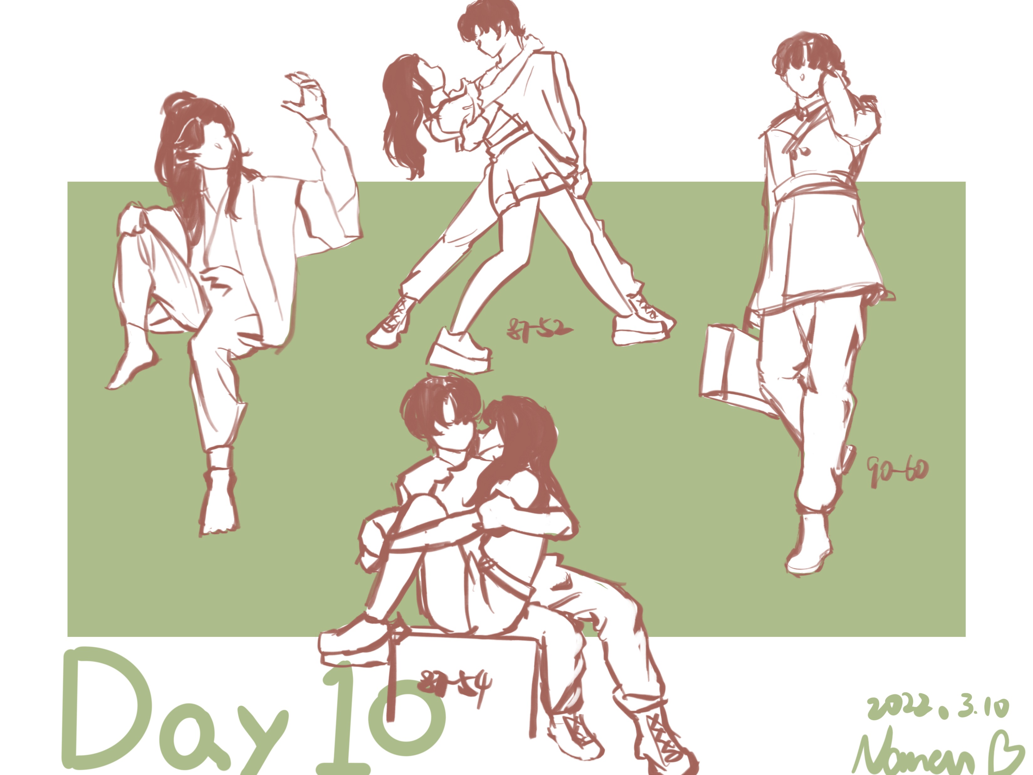 #速写60天挑战赛# Day10@速写班长 _林南安lin-站酷ZCOOL