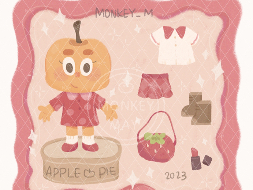 🍎苹果派🍎换个装呗~_May_Monkey_-站酷ZCOOL