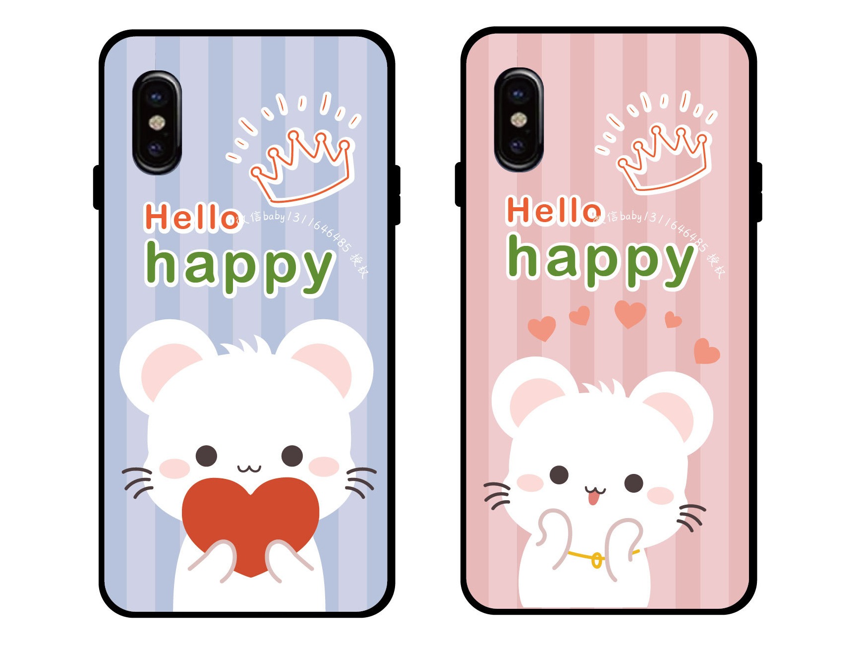 鼠 老鼠萌鼠baby表情ip手机壳海报国潮_阿茹生肖IP-站酷ZCOOL