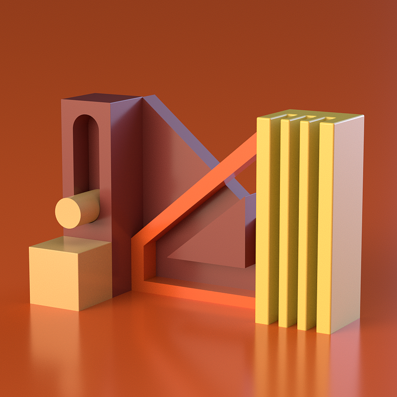 C4D白膜_还好hao-站酷ZCOOL