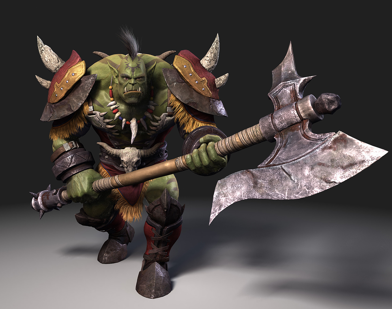 2016年 Orc_xianhong588-站酷ZCOOL