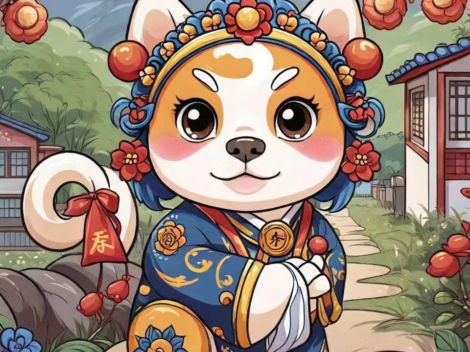 十二生肖之狗｜国潮动画｜文创插画_Sunny老师-站酷ZCOOL