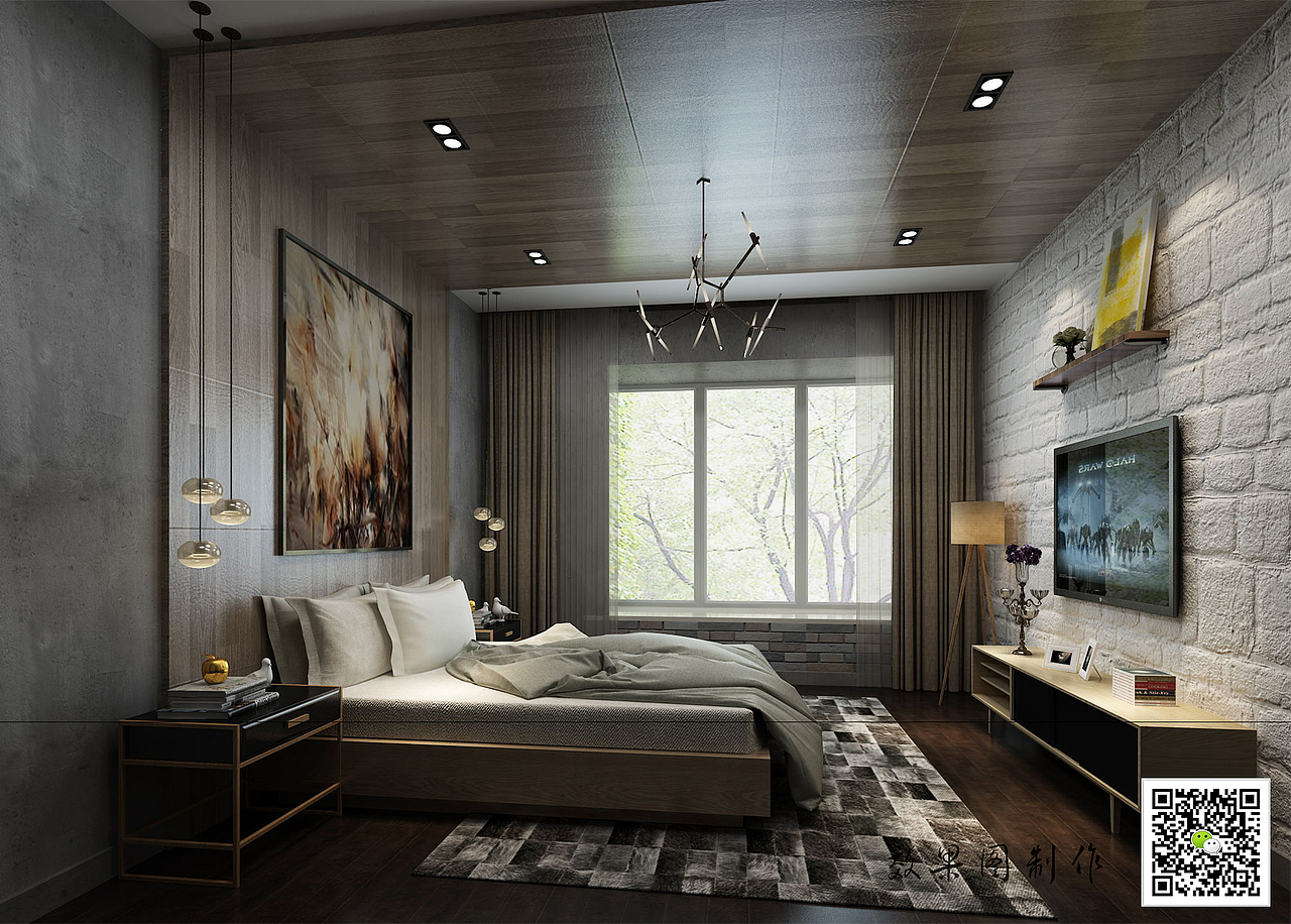 卧室_3Dmax工作者-站酷ZCOOL