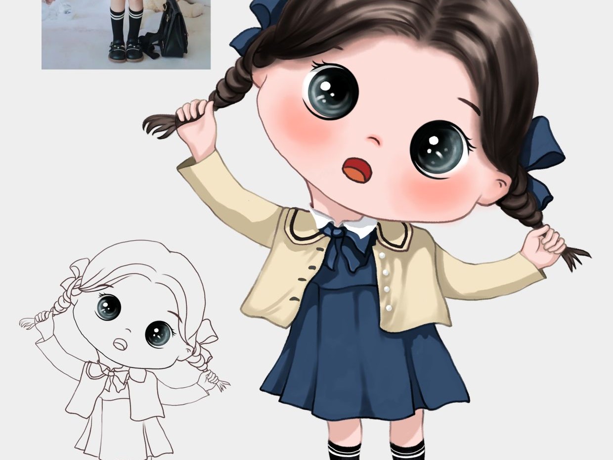 Q版人物_沐千言-站酷ZCOOL