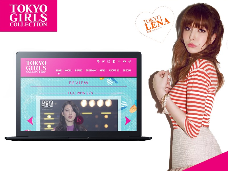 TOKYO GIRLS COLLECTION网页改版_4号AD-站酷ZCOOL