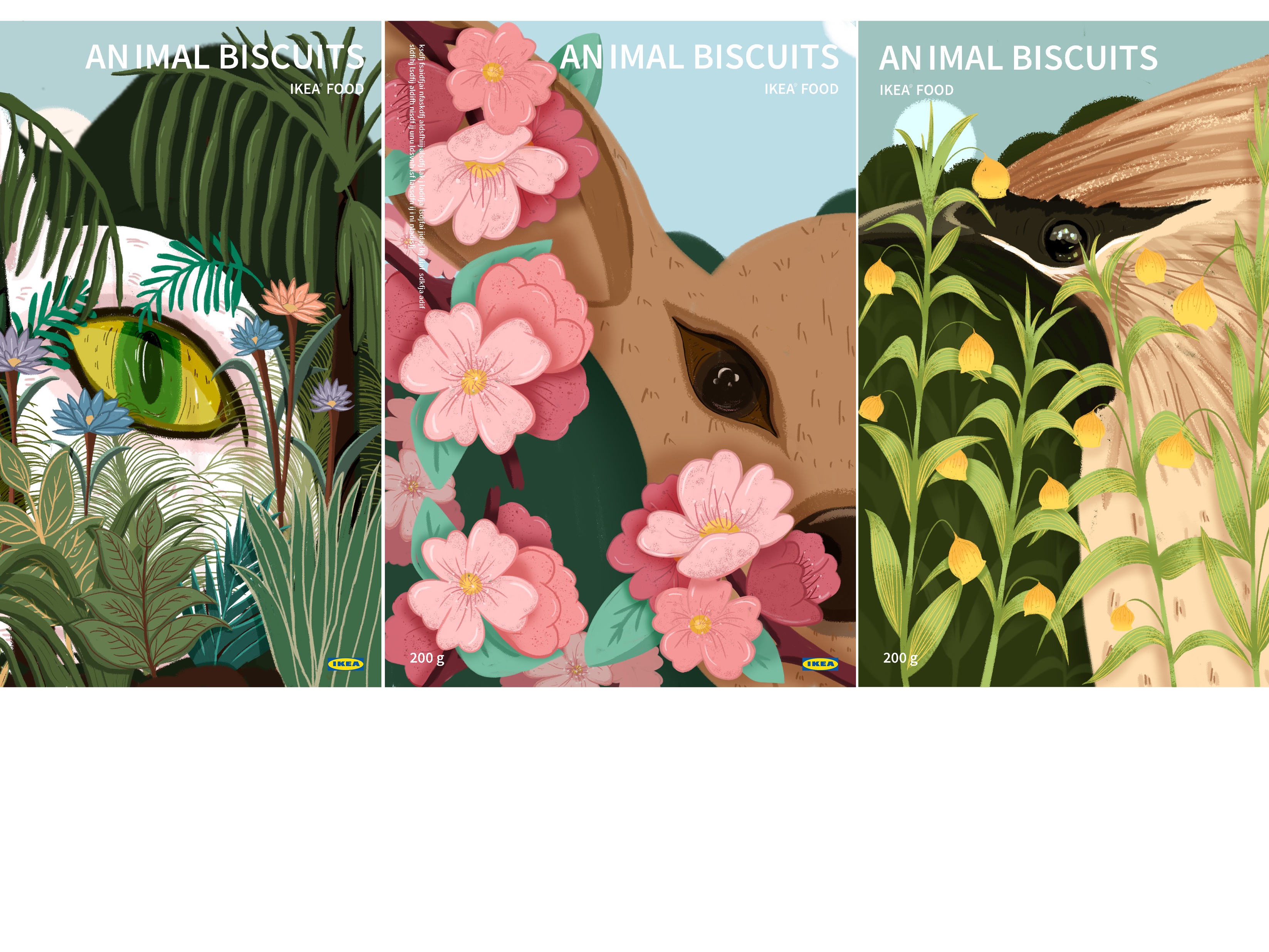 ikea儿童饼干插画包装_fedefede-站酷ZCOOL