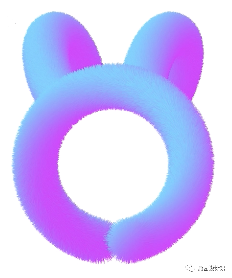 教你如何用AI制作毛绒绒的效果_燕茜设计-站酷ZCOOL