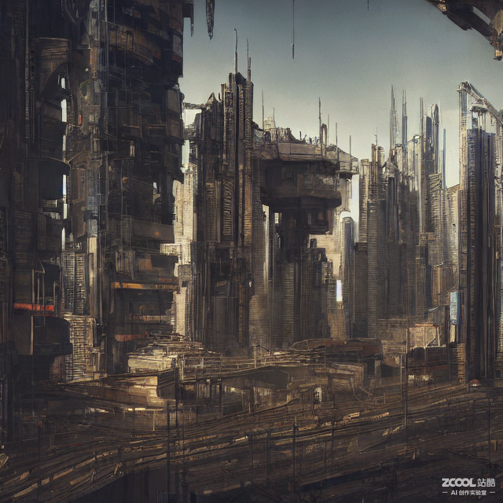 #AI创作实验室#未来工业科技建筑_MR_自然-站酷ZCOOL