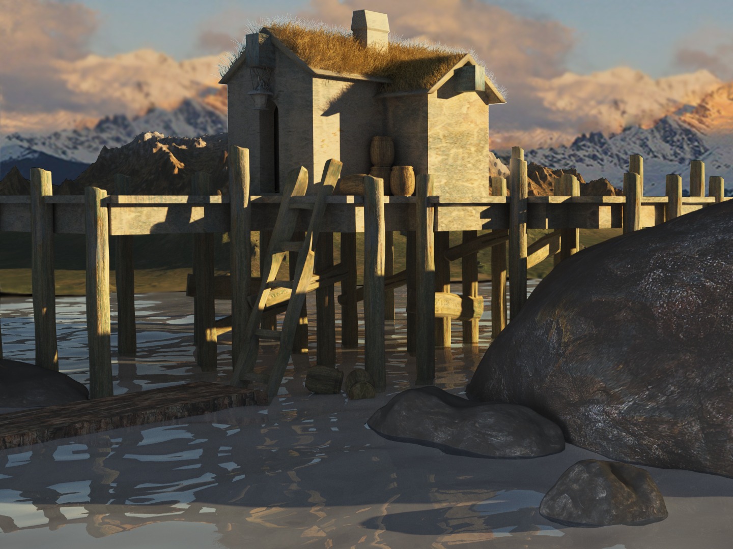 小场景临摹制作_Kimi丨天蓝-站酷ZCOOL