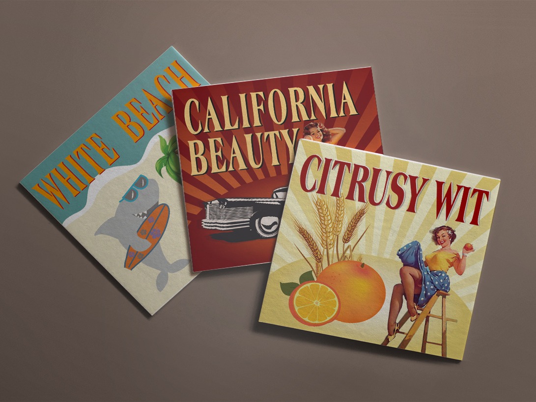 酒吧贴纸海报_Riko_xt-站酷ZCOOL