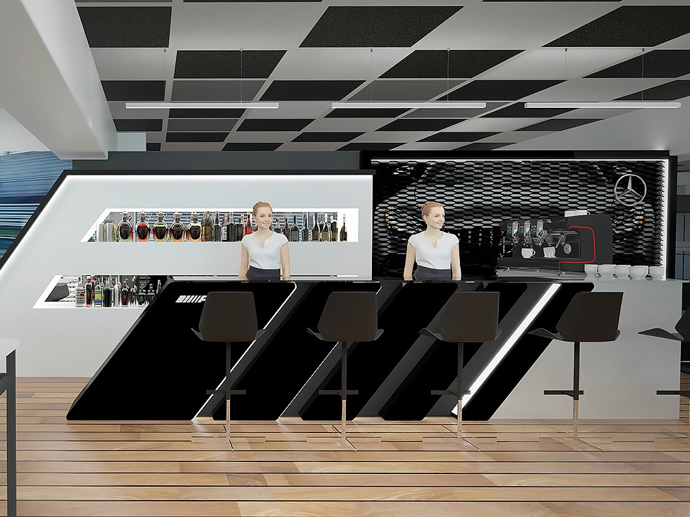 mercedes AMG lounge_活动设计-站酷ZCOOL