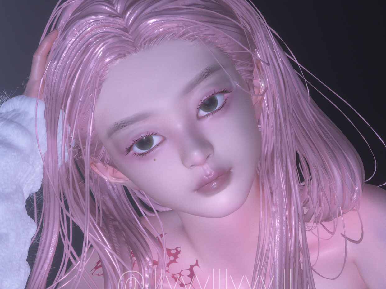 Nomad手机建模作品 毛绒材质和头发_lllyyylllyyylll-站酷ZCOOL