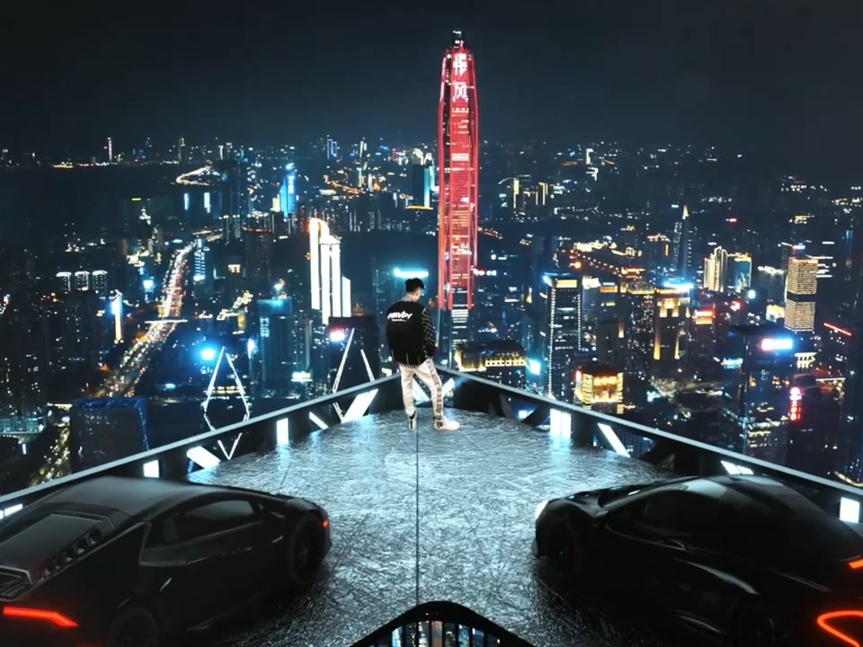 C4D AE实景合成【俯瞰尘世】_Forerunner_K-站酷ZCOOL