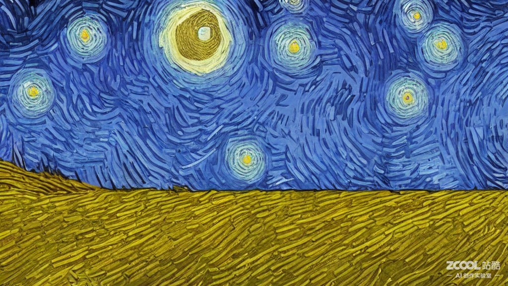 #AI创作实验室#田野，星空，夜晚_Z189169157-站酷ZCOOL