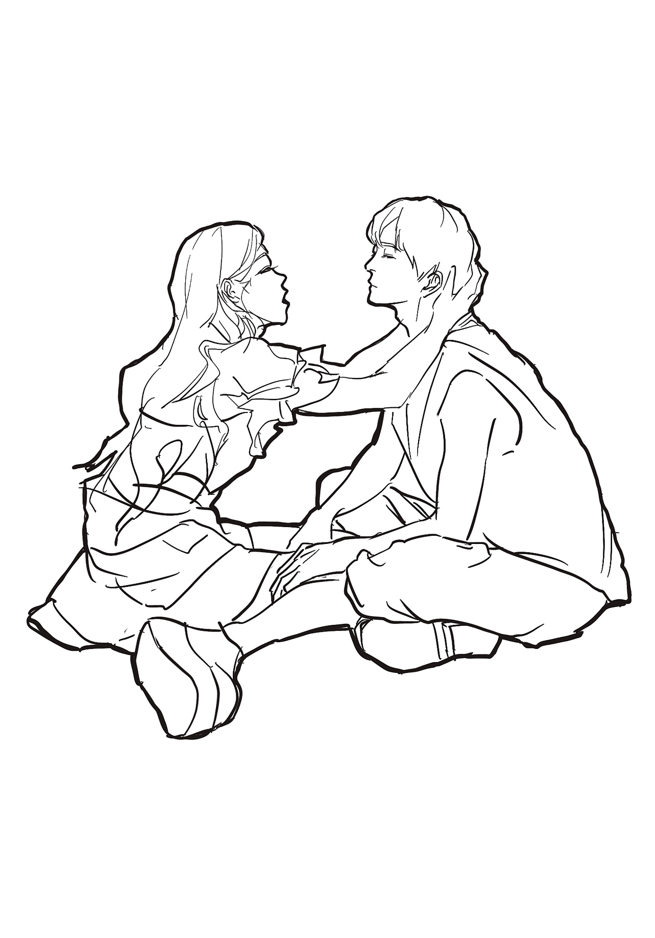 #速写60天挑战赛# DAY52 @速写班长|Illustration|Writing Exercises|让我再睡一夏就好_Original作品-站酷ZCOOL