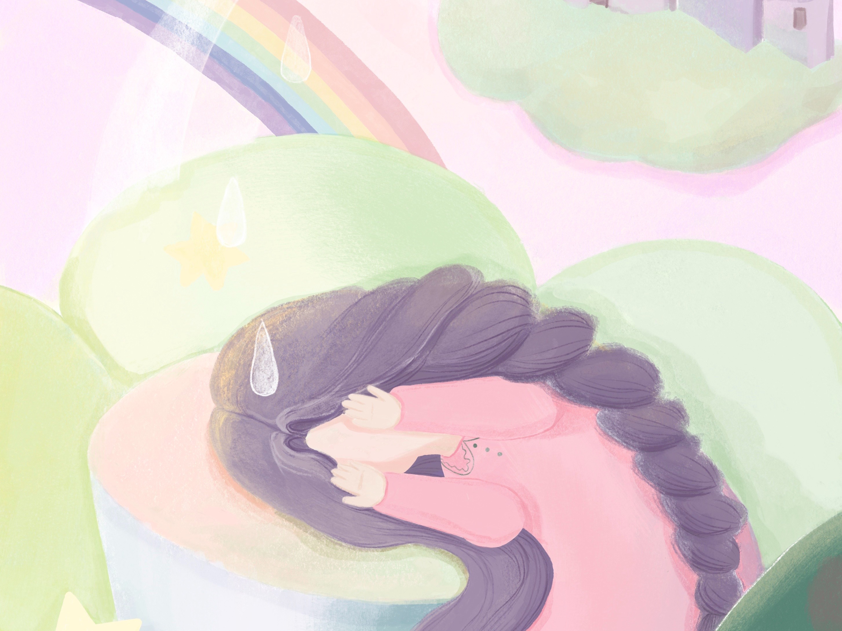 《流泪猫猫系列00》_April_zsy-站酷ZCOOL