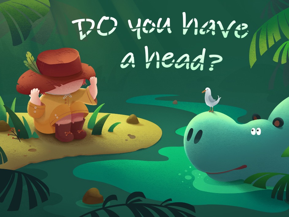 《Do you have a head》儿童绘本_新古-站酷ZCOOL