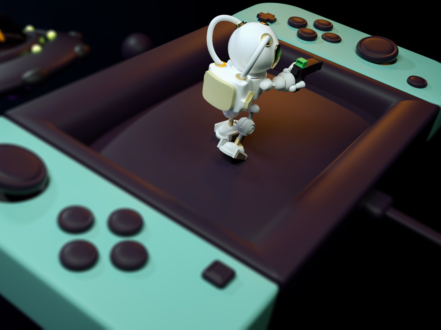 c4d游戏机/场景_谢怜13事-站酷ZCOOL