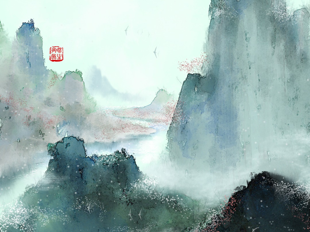 山水小景_LaoMiao老喵-站酷ZCOOL