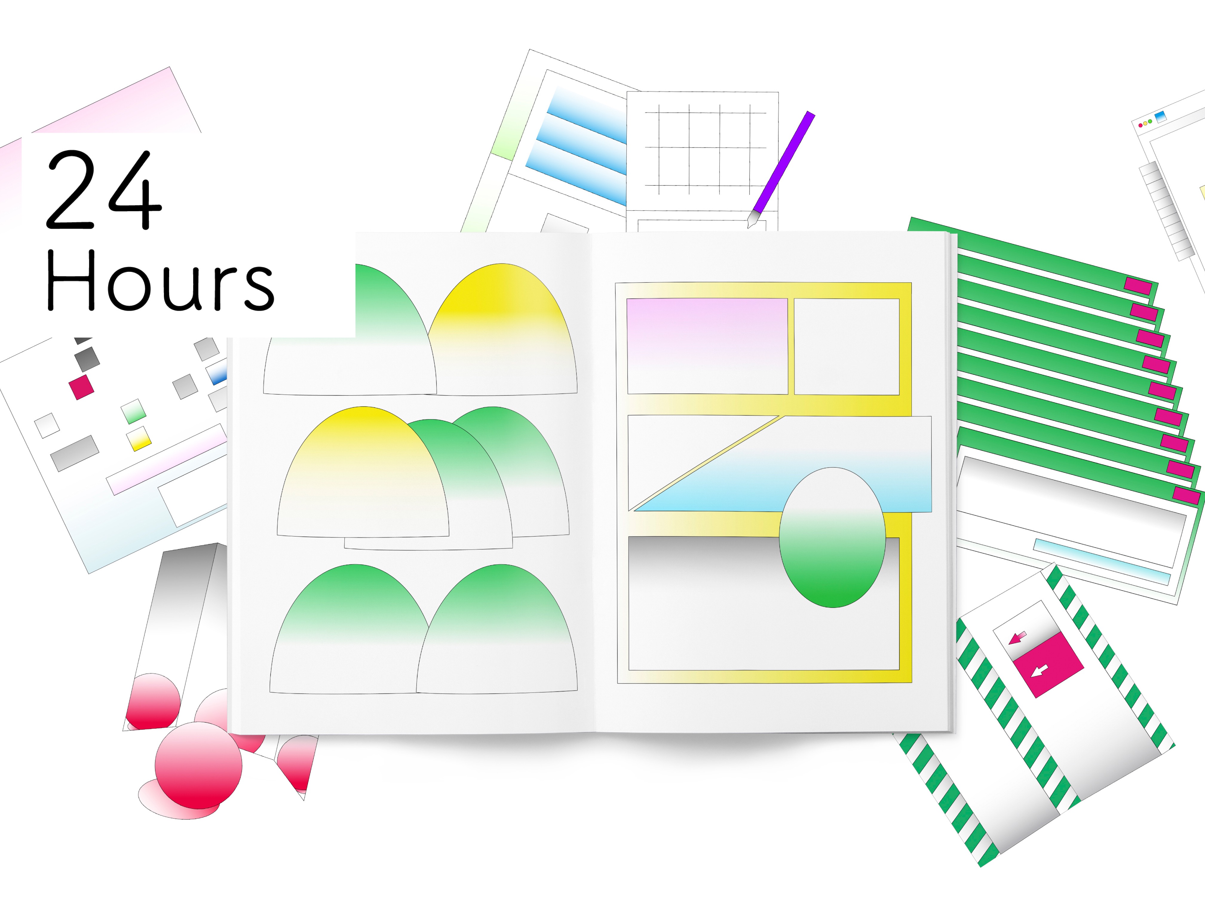 24Hours / PM4_一横yoko-站酷ZCOOL