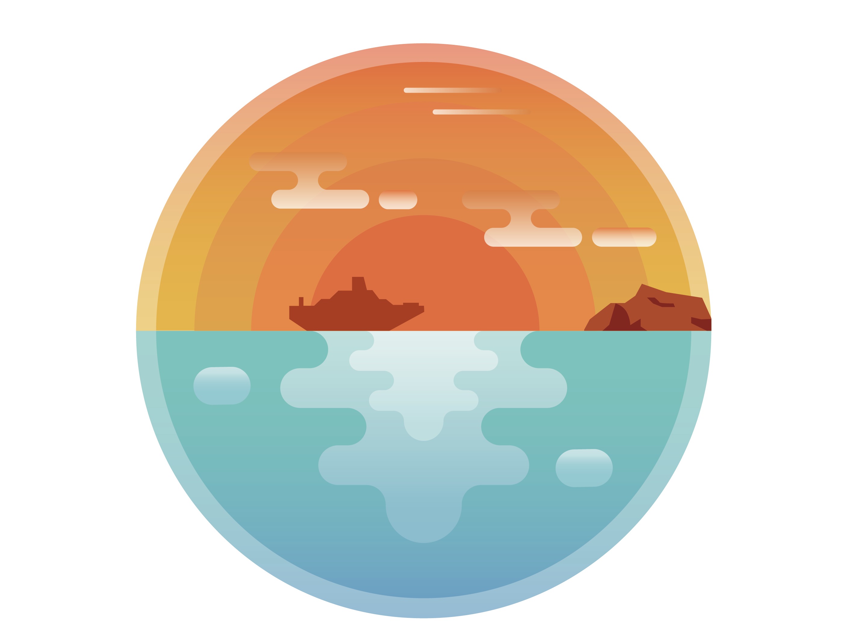 2018.01.09插画图标练习_echo呐-站酷ZCOOL