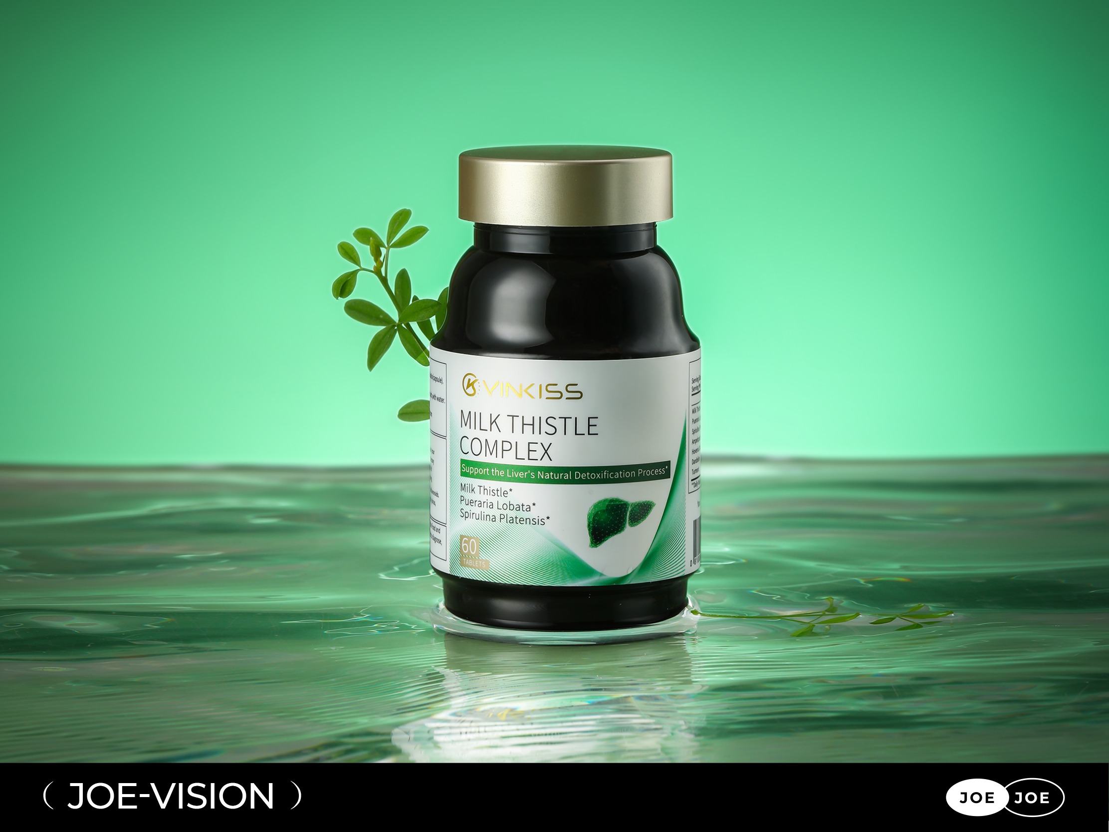 保健品摄影『VINKISS｜奶蓟草片』X JOE VISION_久纪视觉-站酷ZCOOL