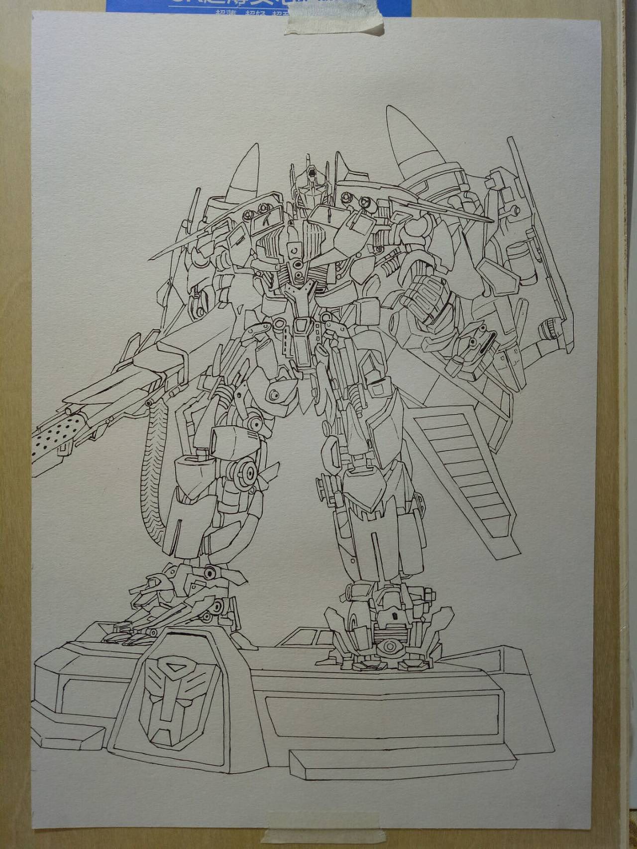 马克笔买不起玩具系列之——飞翼擎天柱_mzgmzg-站酷ZCOOL