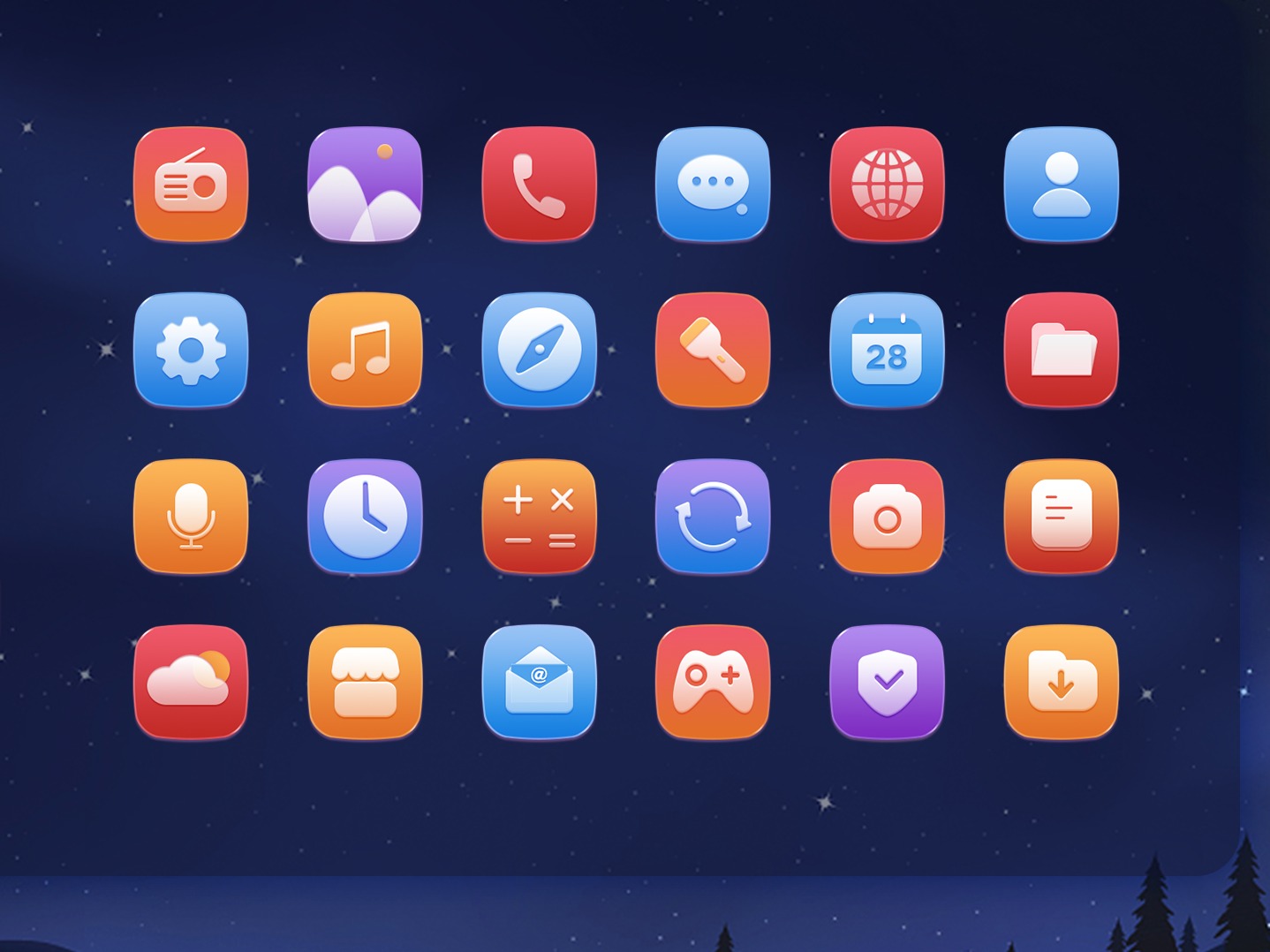 主题图标_Amy豆包儿-站酷ZCOOL