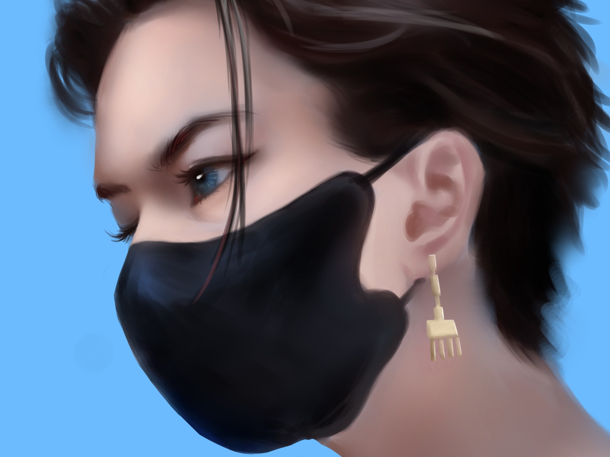 戴口罩的小帅气_kimi启铭-站酷ZCOOL