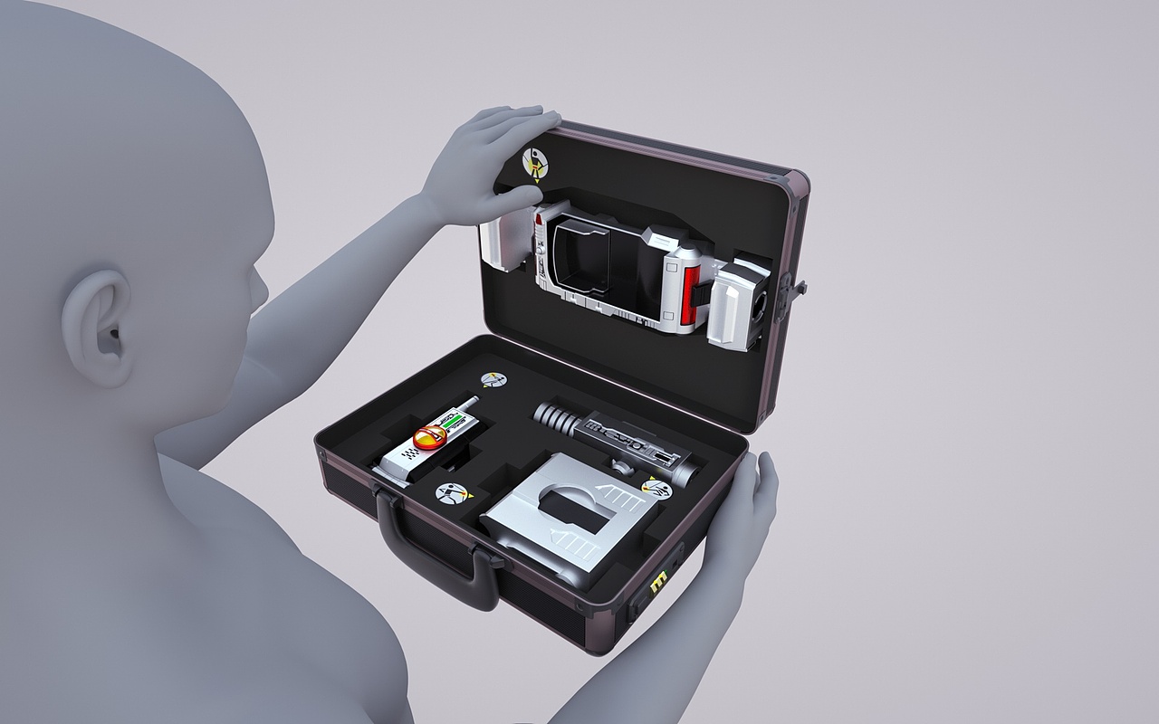 C4D 假面骑士555 faiz腰带建模渲染_天然气泡矿泉水-站酷ZCOOL