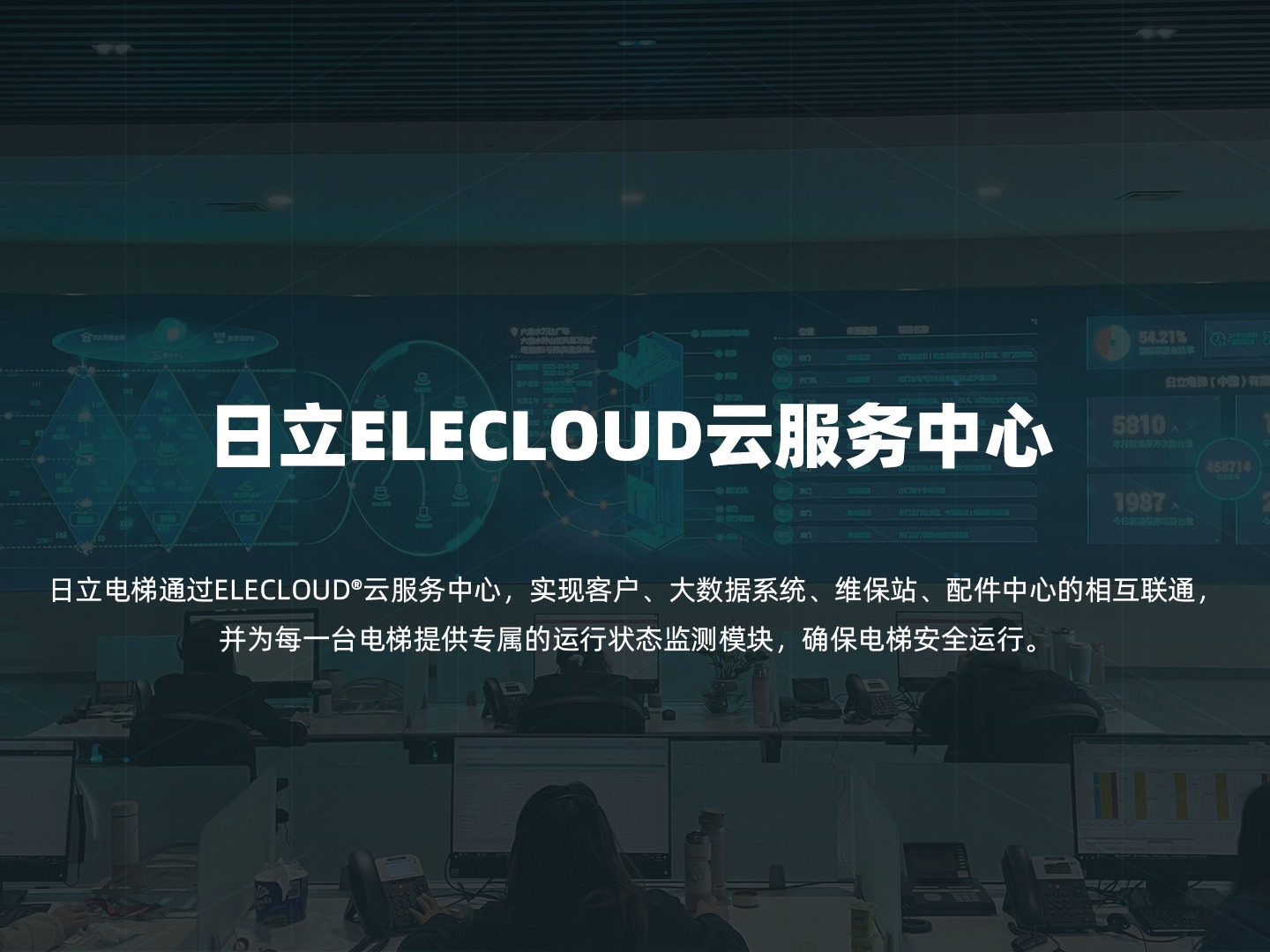 数字可视化/大屏设计/日立ELECLOUD云服务中心_CICI_YOXI-站酷ZCOOL